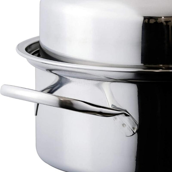 10 Quart Stainless Steel Oval Roaster Set with Wire Rack and High Dome ...