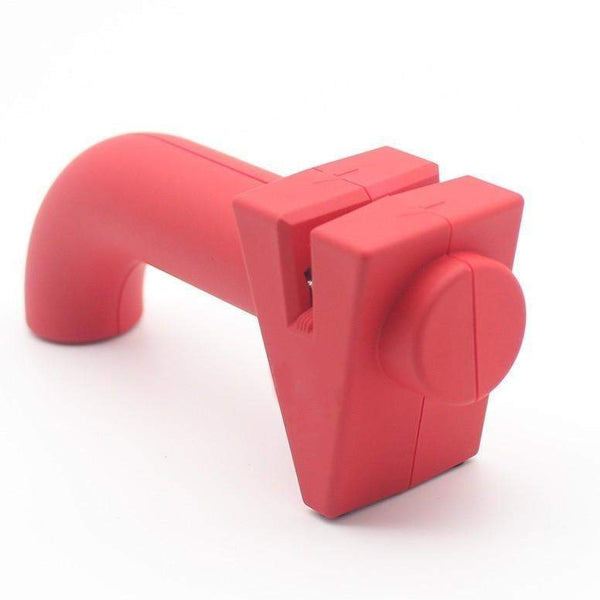 2 in 1 Tungsten steel & Ceramic Knives Sharpener V-Shaped Non Slip ...