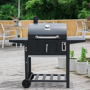 24-Inch Charcoal Grill | Barbecue with Wheels | FREE SHIPPING | TOROS ...