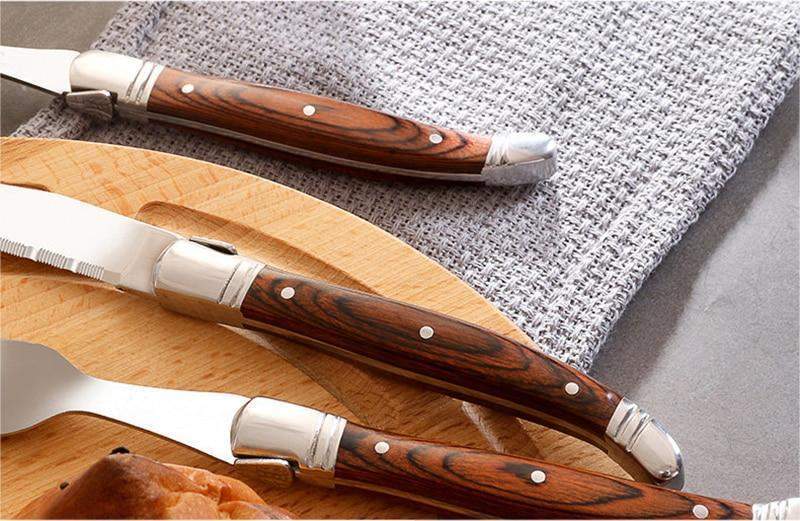 3 Pcs Laguiole Stainless Steel Flatware Set | TOROS - COOKWARE BAKEWARE ...