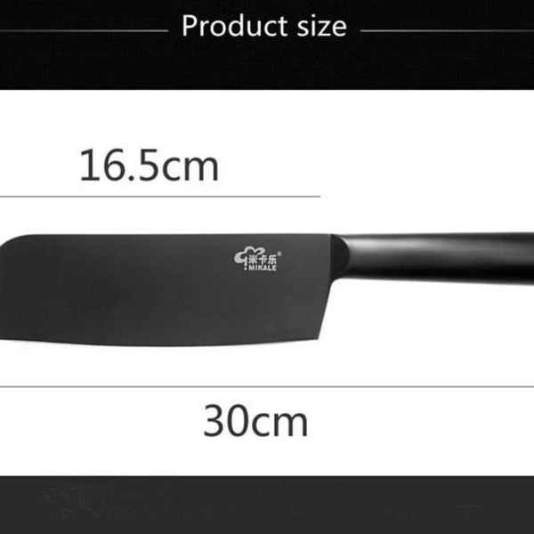 3 Piece Fe302 Black Oxidation Technology Stainless Steel Kitchen Knife ...