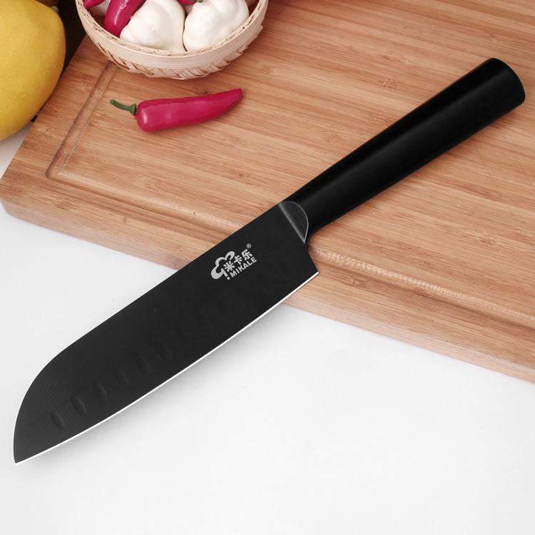 3 Piece Fe302 Black Oxidation Technology Stainless Steel Kitchen Knife ...