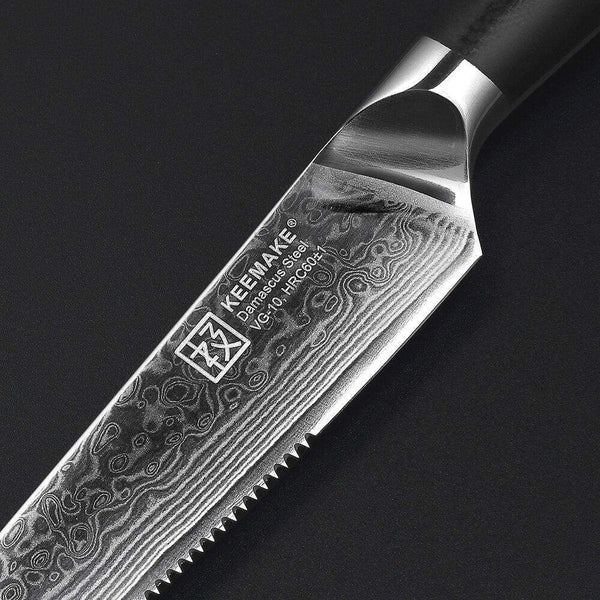 8 Piece Chef's Complete Kitchen Knives Set - 73 Layers Damascus Steel ...