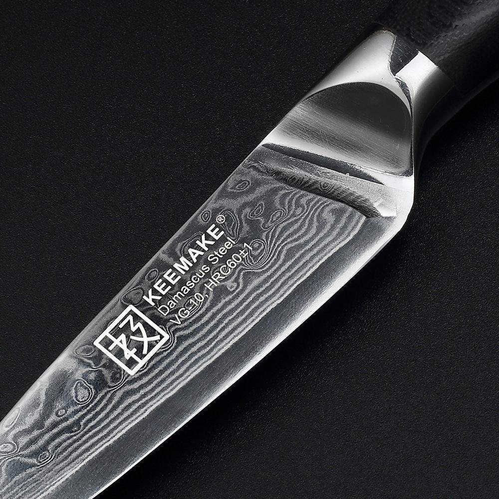 8 Piece Chef's Complete Kitchen Knives Set - 73 Layers Damascus Steel ...