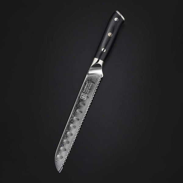 8 Piece Chef's Complete Kitchen Knives Set - 73 Layers Damascus Steel ...