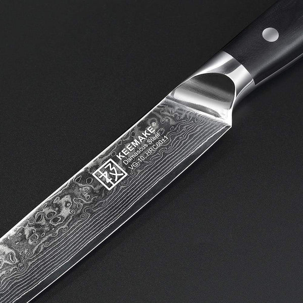 8 Piece Chef's Complete Kitchen Knives Set - 73 Layers Damascus Steel ...