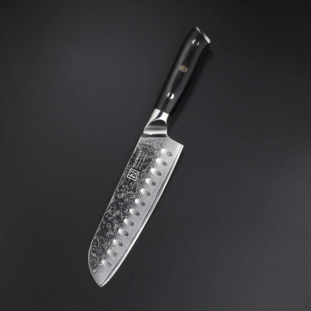 8 Piece Chef's Complete Kitchen Knives Set - 73 Layers Damascus Steel ...