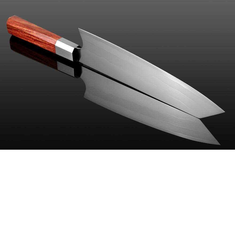 8" Professional Japanese Chef Knife with Wooden Octagonal Handle ...