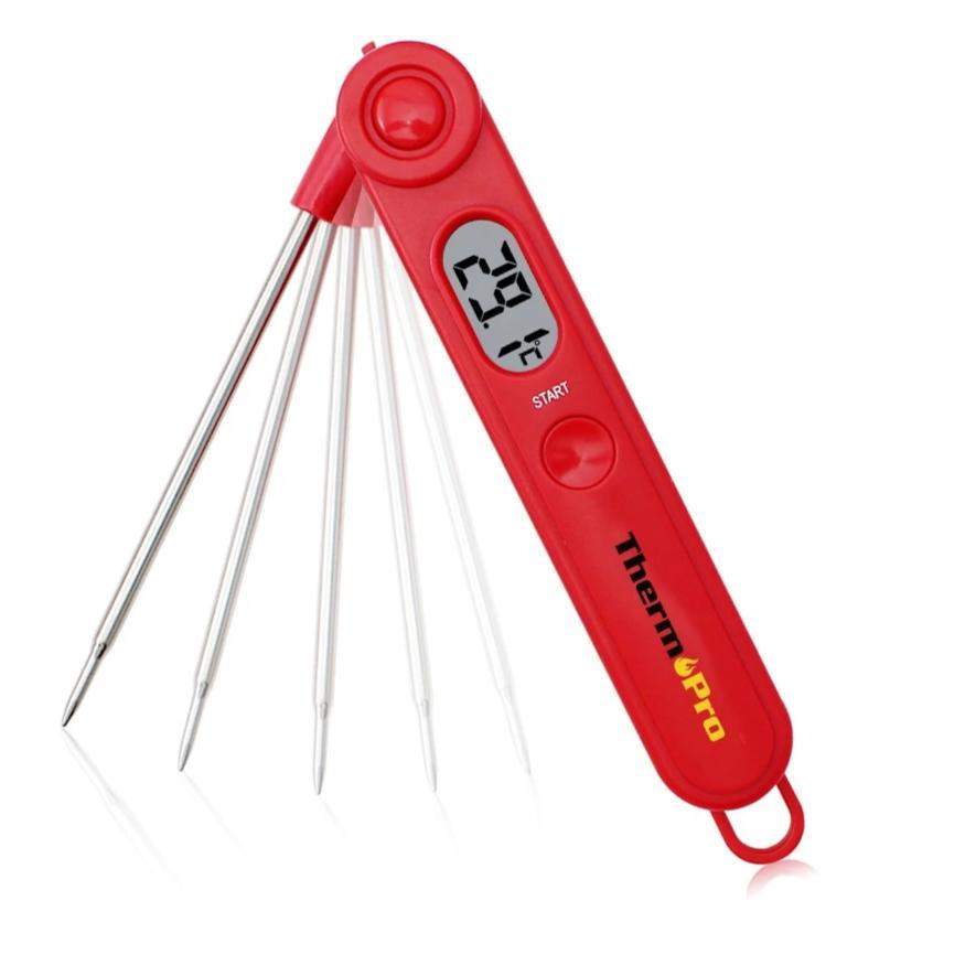 Flip Tip Digital Instant Read Food Cooking Meat Kitchen Thermometer ...