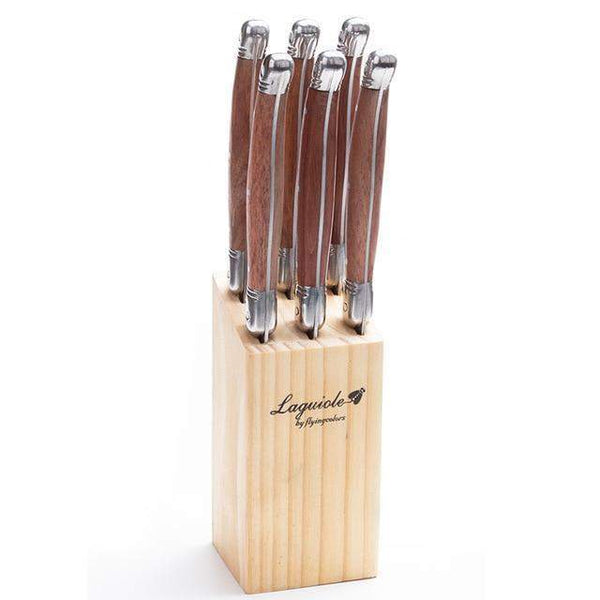 Laguiole Style Steak knives Set with Optional Wood Block | TOROS ...