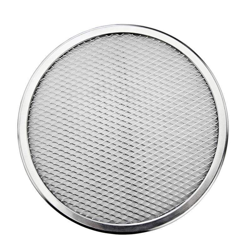 Seamless Aluminum Non stick Pizza Screen Mesh Baking Tray (6 - 22 ...